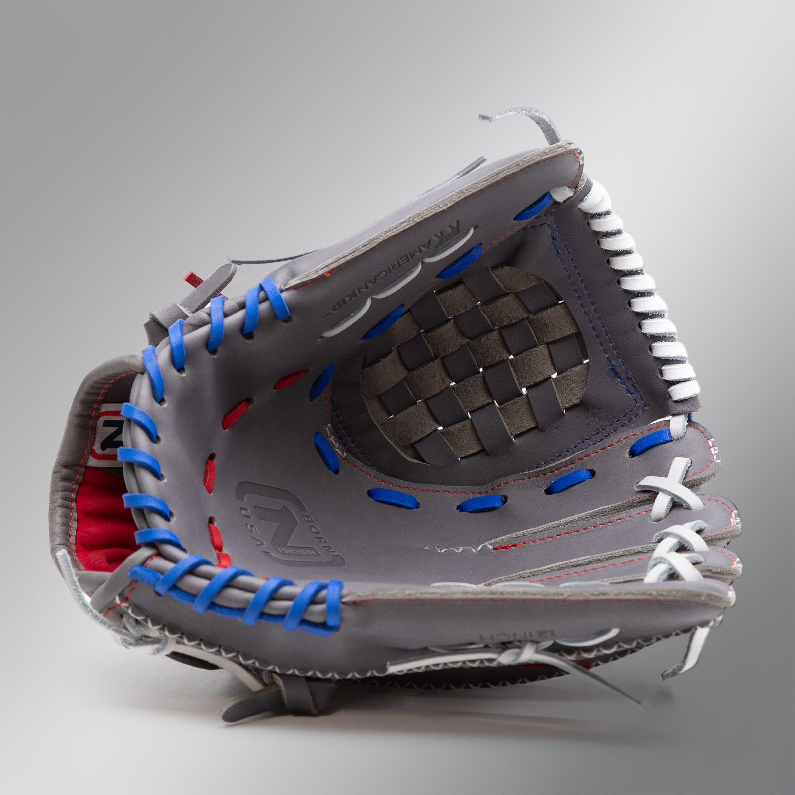 Born in USA 1200 12" EdgeX® Hybrid Closed Web Pitcher Glove - Nokona ...